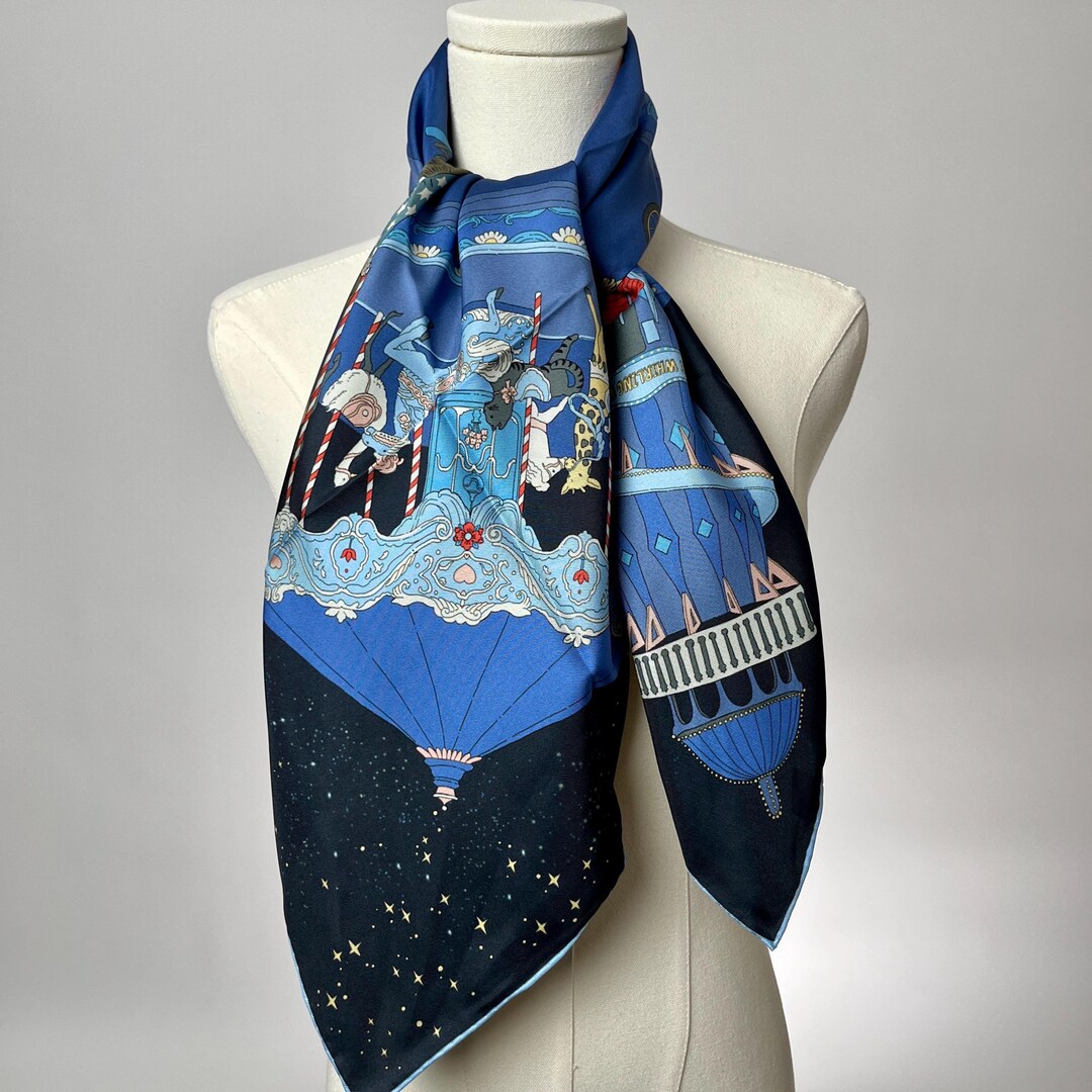 Mother’s Day Gift – Carnival Wonderland Silk Scarf by Wenzi, Double ...