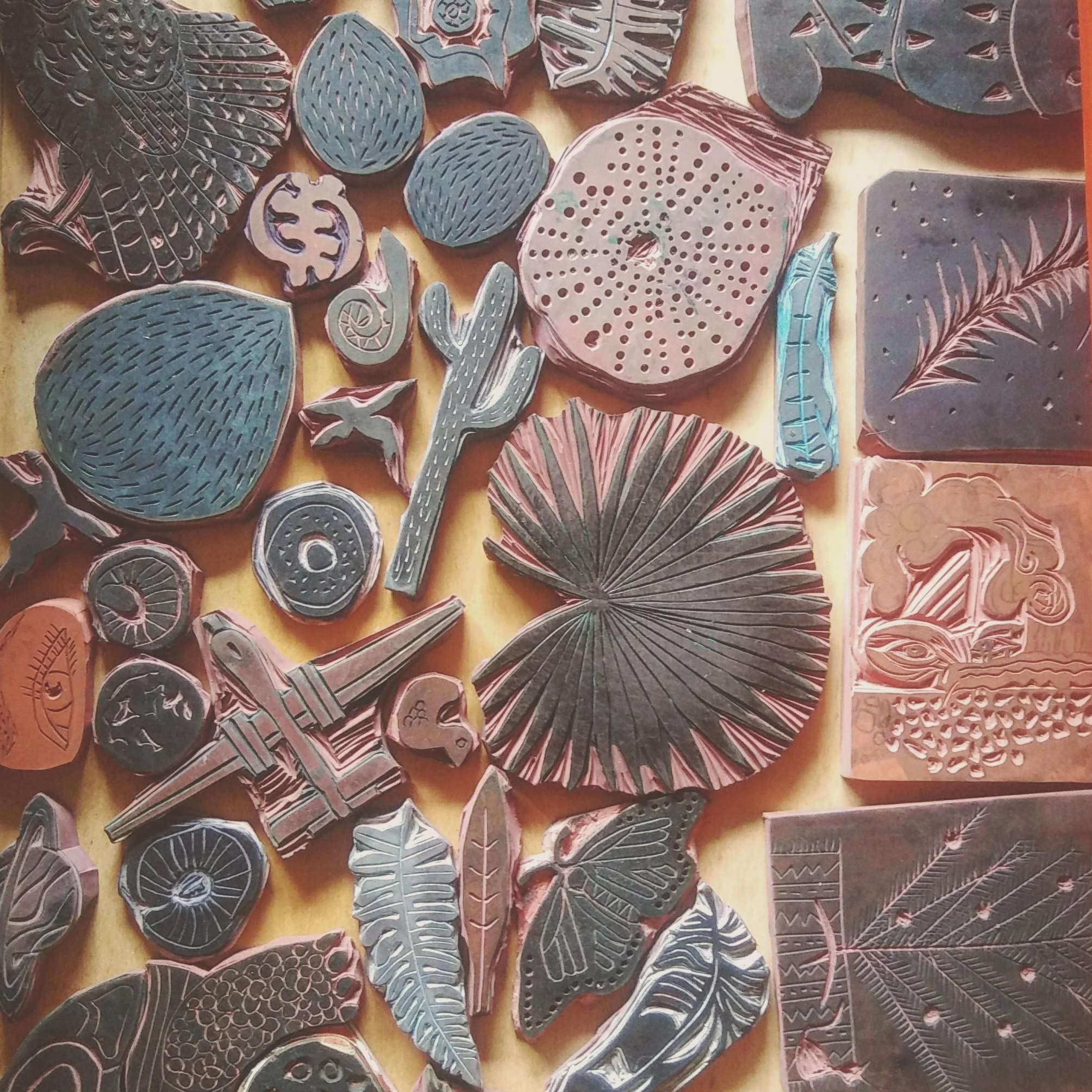 Whale Block Print Humpback Whale Mother and Child Original Art - Etsy