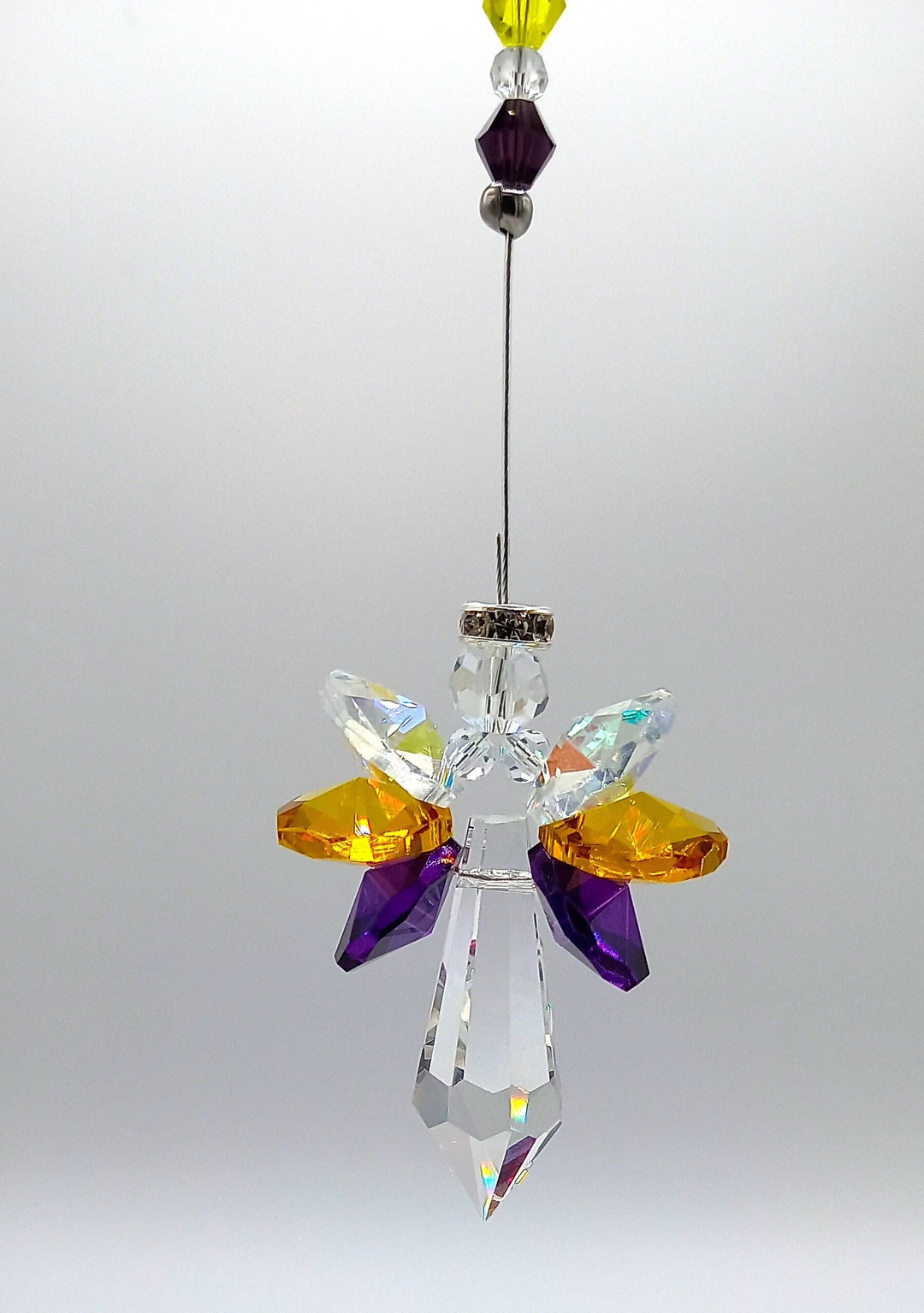 Large Non Binary Angel Sun Catcher Made in the UK - Etsy