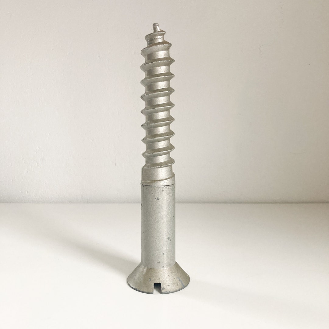 RARE Think Big NYC Oversized Metal Screw Pencil Case, 1980s Think Big ...