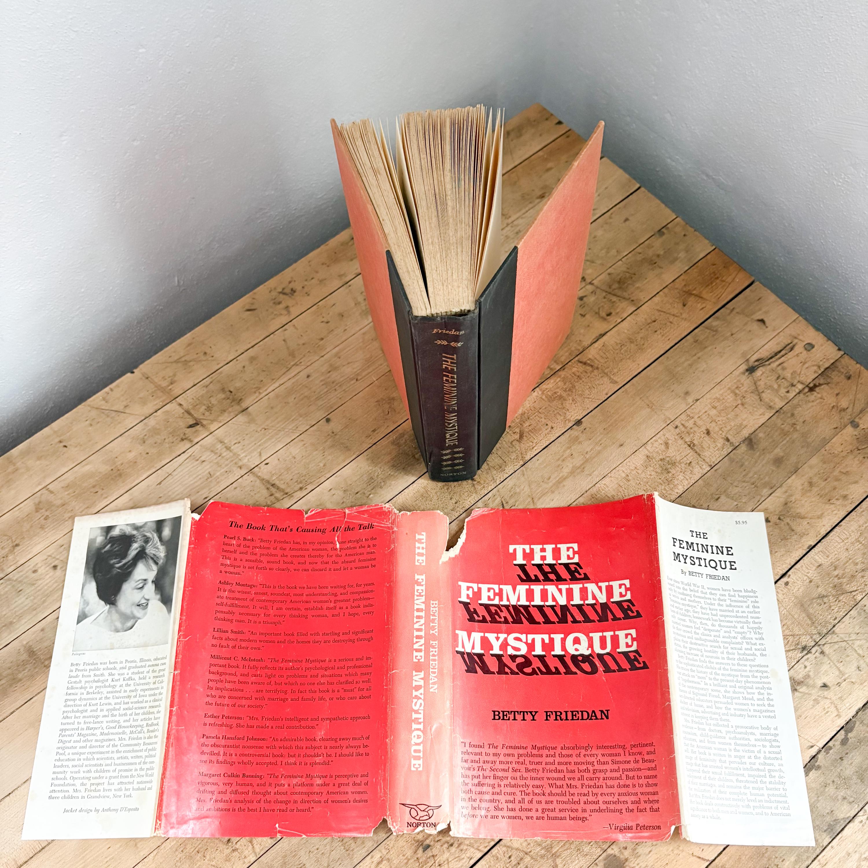 The Feminine Mystique by Betty Friedan, 1st Edition 5th Printing 1963 ...