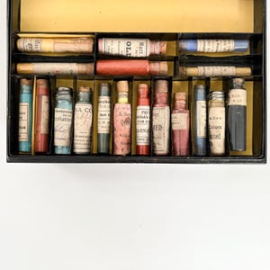 Rare 1800s Antique Bischoff Vitrifiable Powder Pigments for Porcelain ...