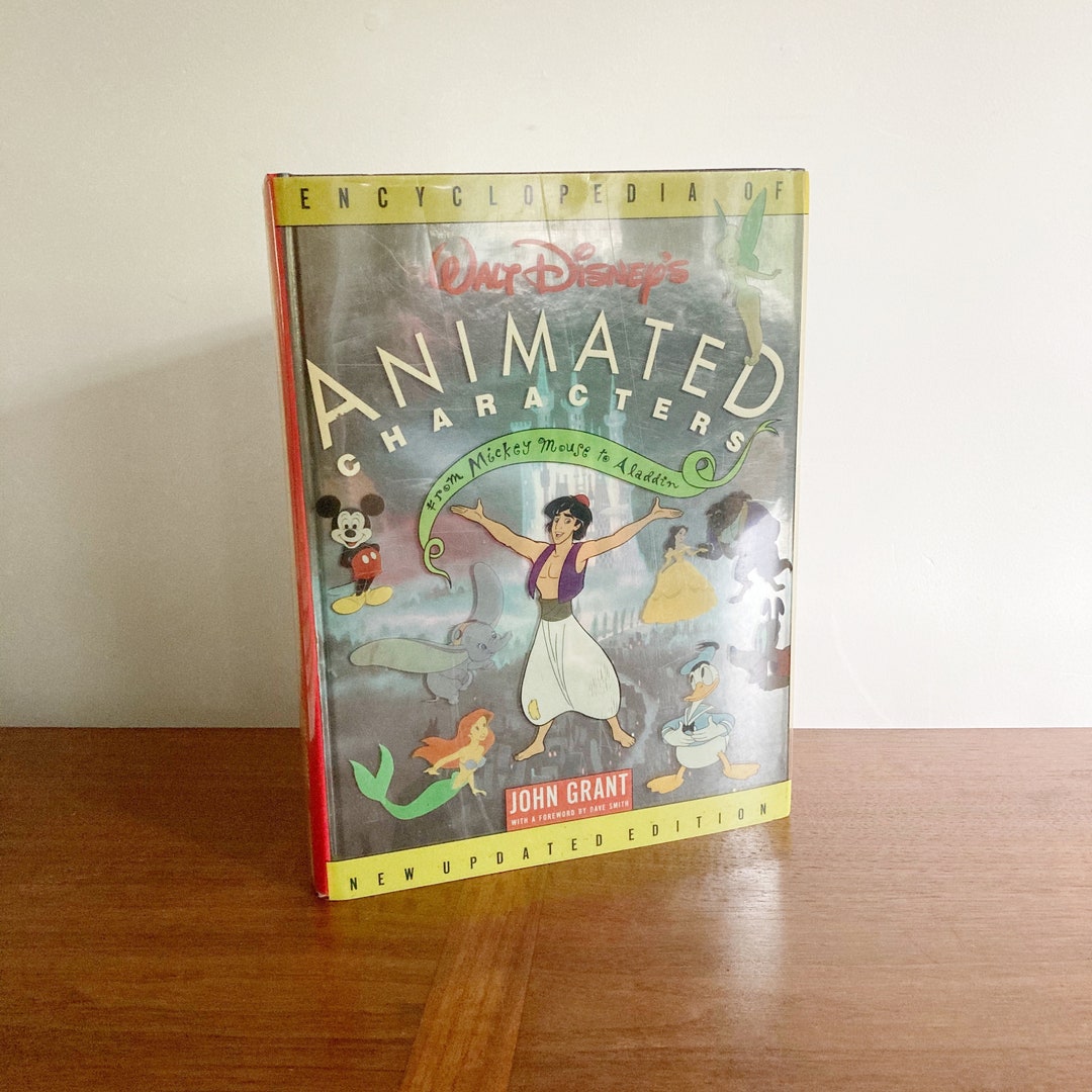 Walt Disney Encyclopedia of Animated Characters First - Etsy