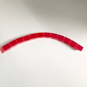 Rubik's Snake Cube, Vintage Rubik's Cube Snake, Vintage Articulated ...