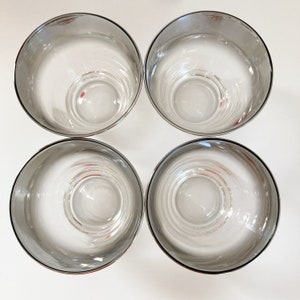 Vitreon Queen's Lusterware Silver Fade Tumbler Glasses: Mid-century ...