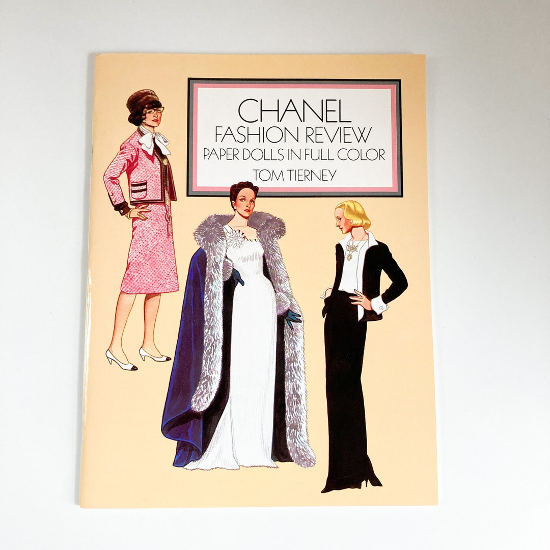 Chanel Fashion Review, Paper Dolls in Full Color by Tom Tierney, 1986 ...