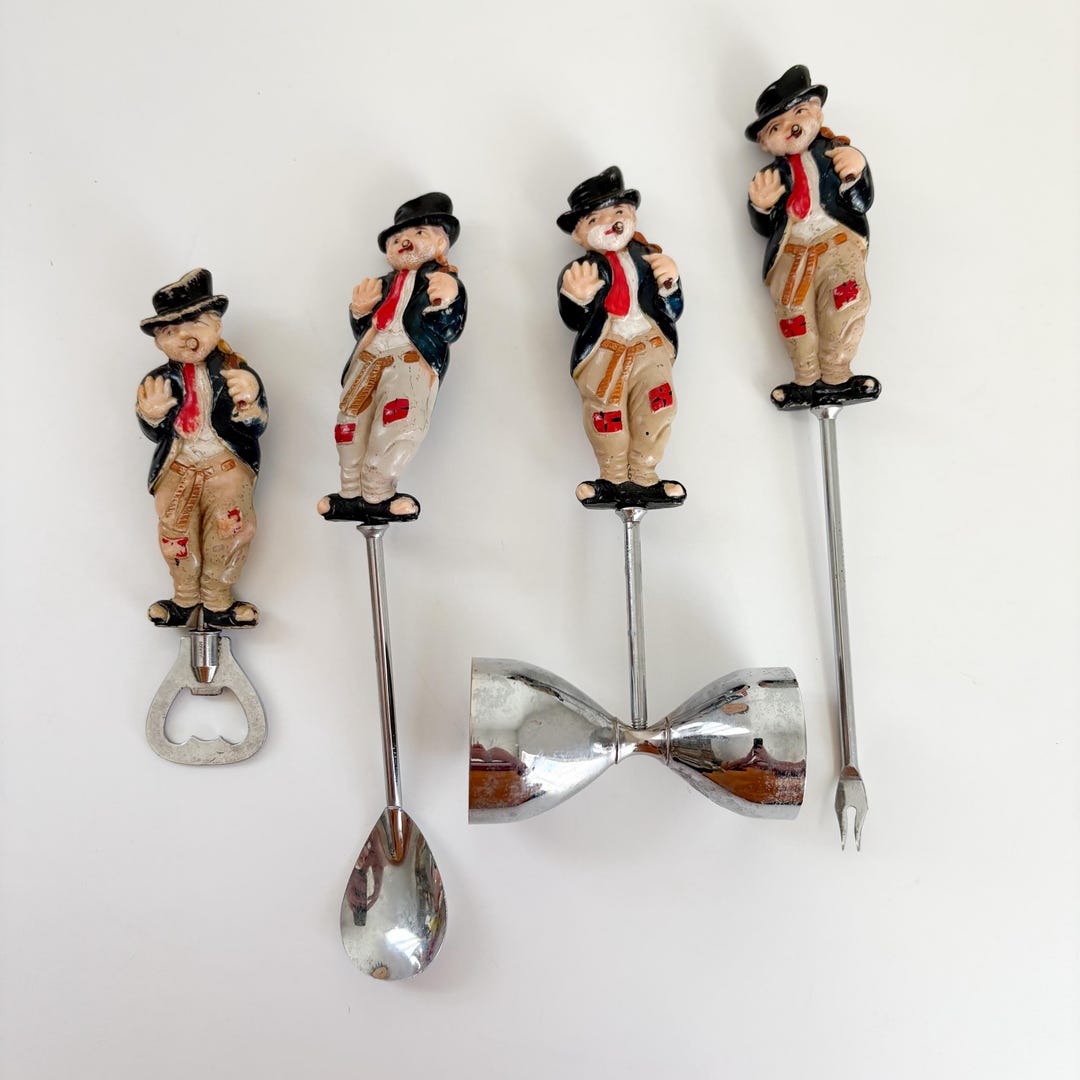 RARE Shields Fifth Ave Hobo Barware Set, Vintage Set of 1950's 'hobo ...