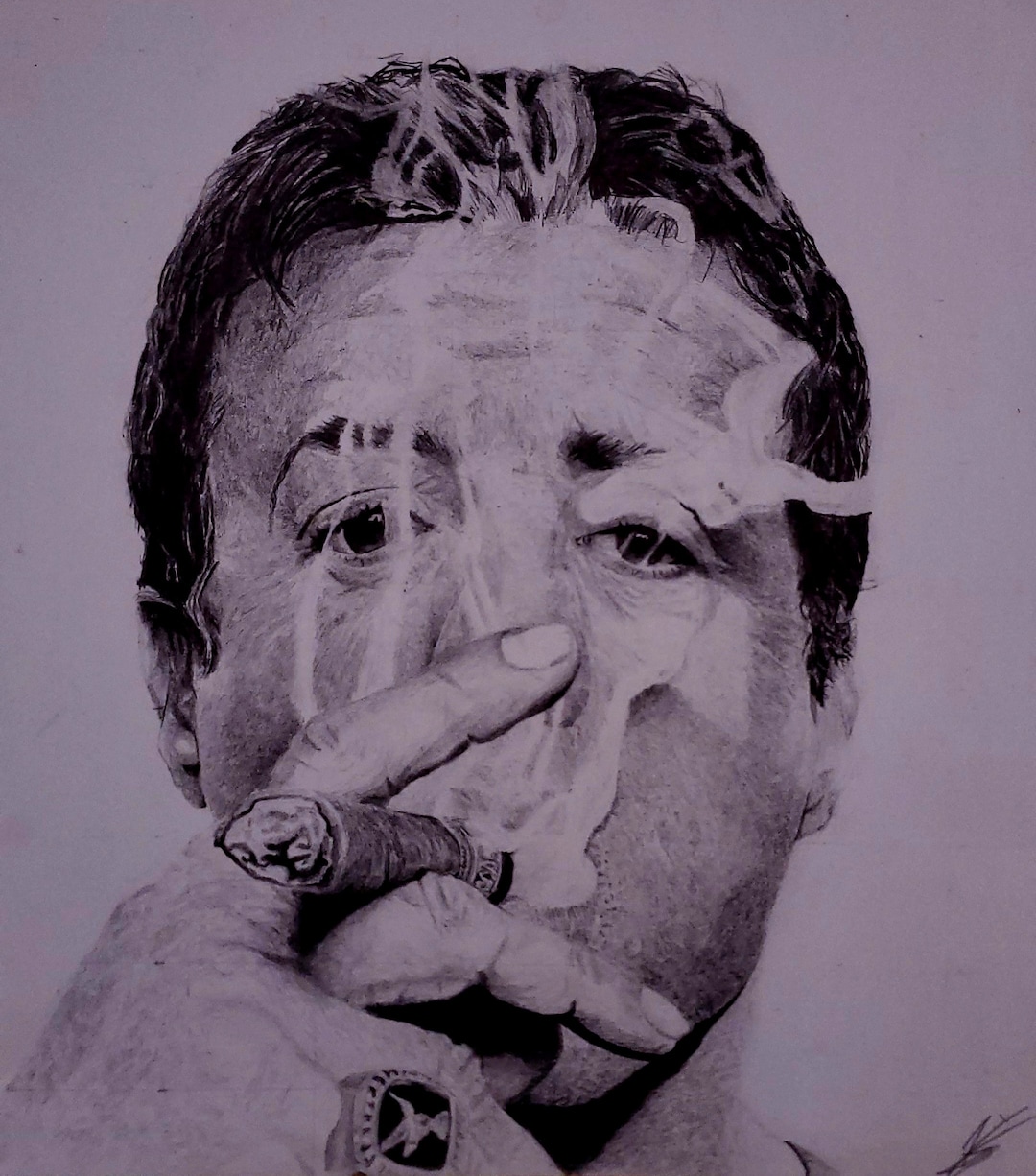 STALLONE Sylvester Stallone Portrait Graphite Reprography - Etsy