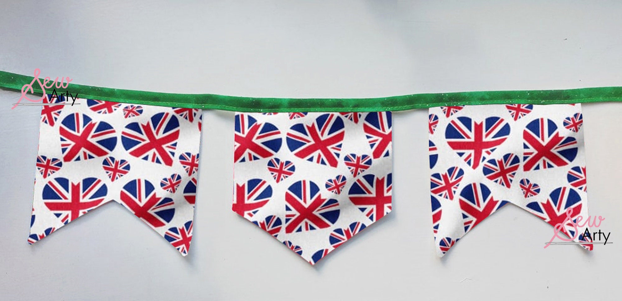 Make Your Own Bunting Flags PDF Sewing Pattern Coronation - Etsy