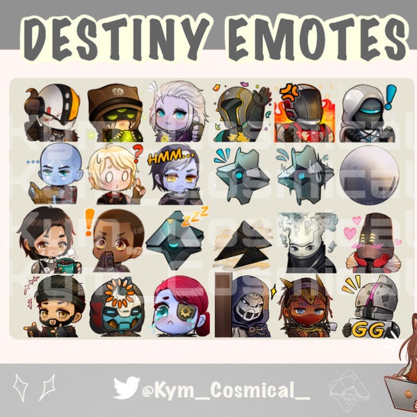 Destiny Twitch Emotes - Etsy