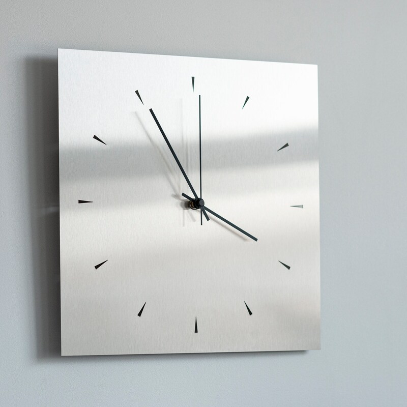 Square Wall Clock - Etsy