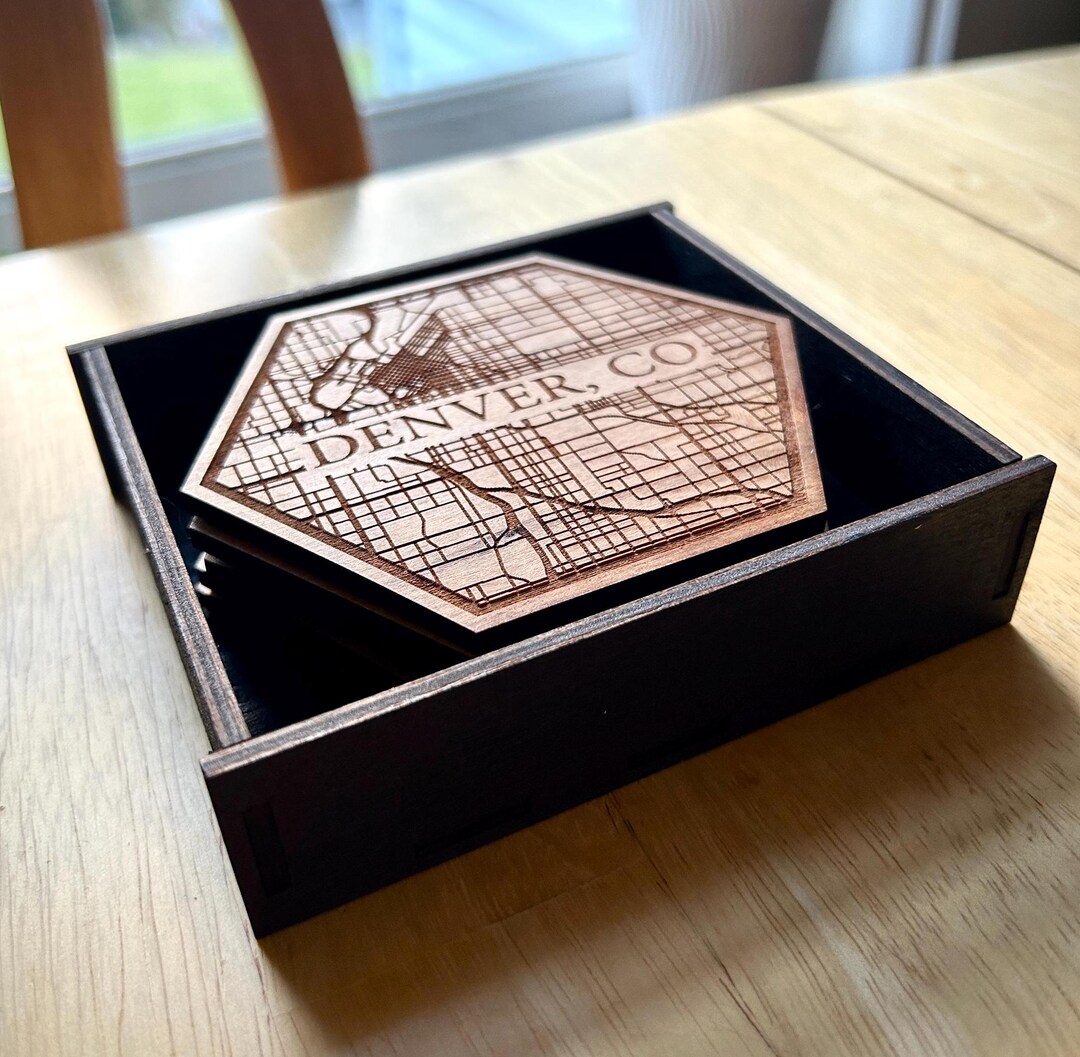 Coaster Holder - Elegant Organizer for Boston Laserworks Coasters ...