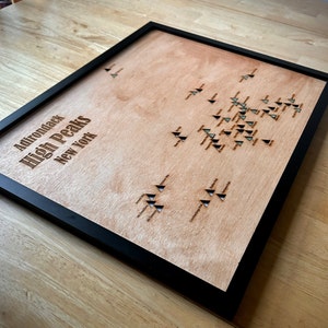 Adirondack High Peaks Map | ADK 46 | Adirondack Mountains Peak Bagging ...