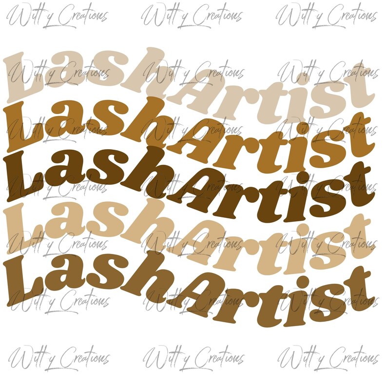 Lash Artist PNG Digital Download- Beauty Salon Decor- Instant Download ...