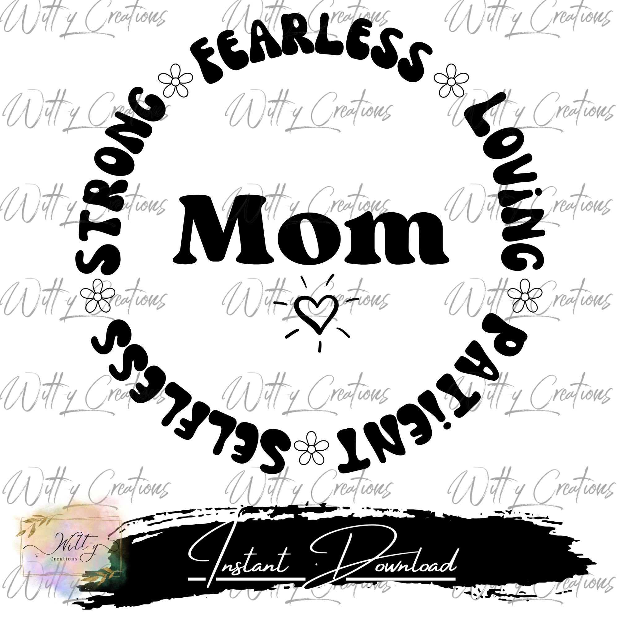 Motivational Mom PNG Digital Download for Encouragement and Inspiration ...