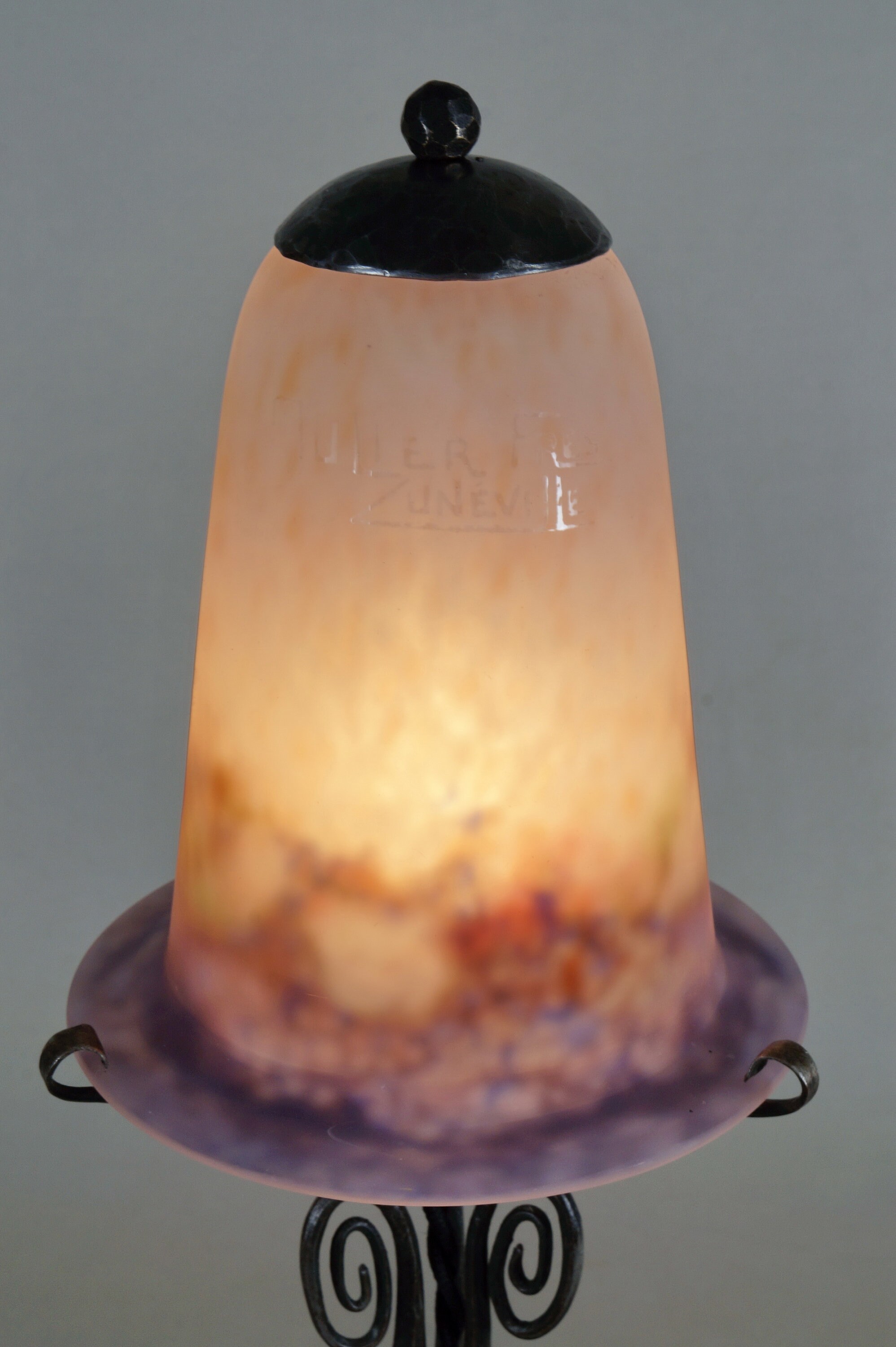 VASSEUR & MULLER FRERES : 1930 Art Deco Lamp ...