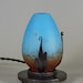 ROBJ French 1925 Art Deco Night Lamp Perfume Burner ... Wrought Iron ...