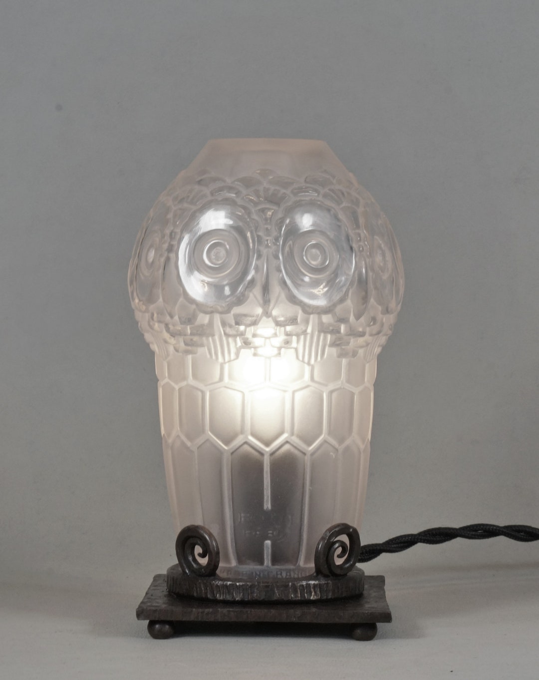 ROBJ : French 1930 Art Deco Lamp ......... Perfume Burner 1925 Muller ...