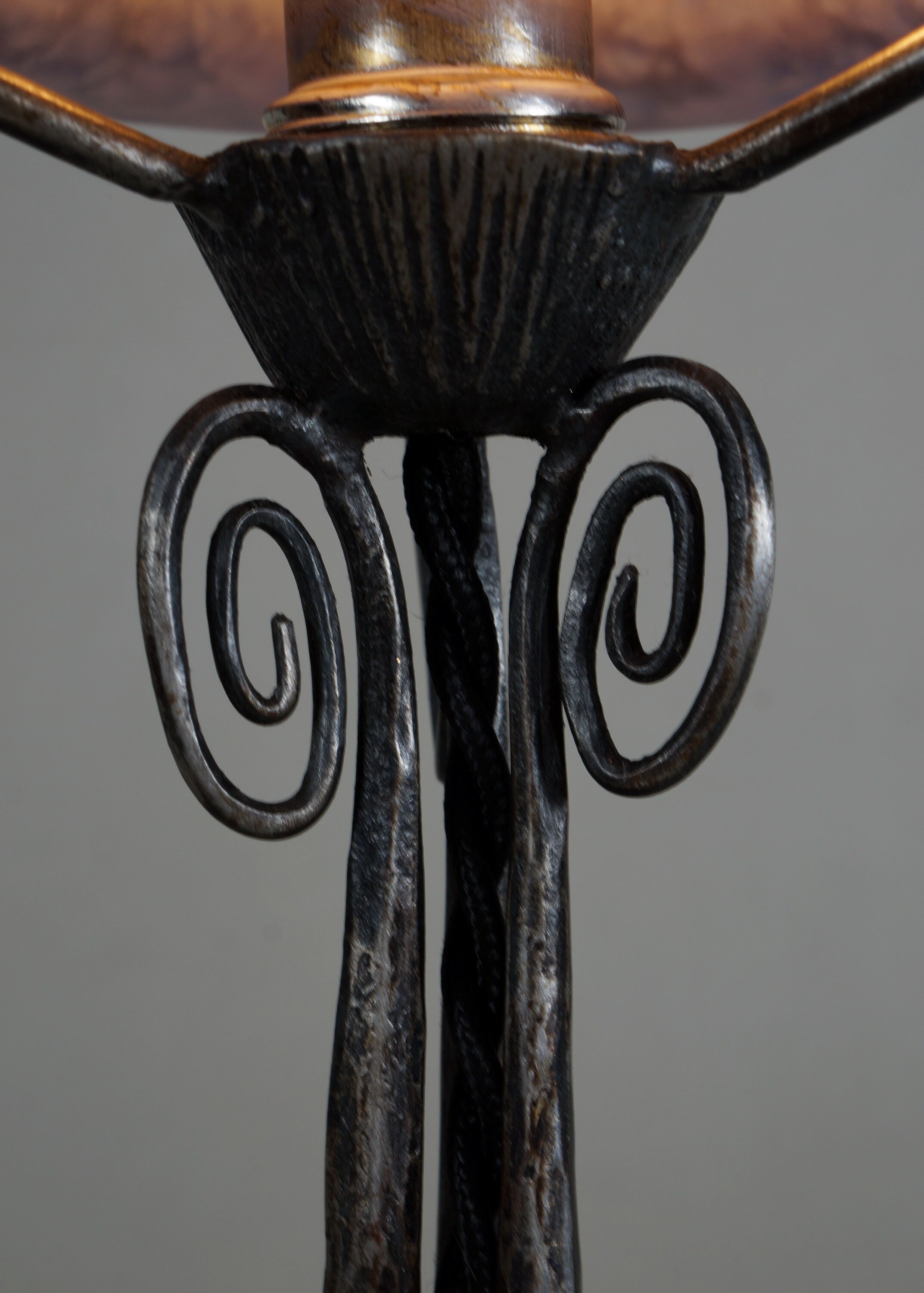 VASSEUR & MULLER FRERES : 1930 Art Deco Lamp ...