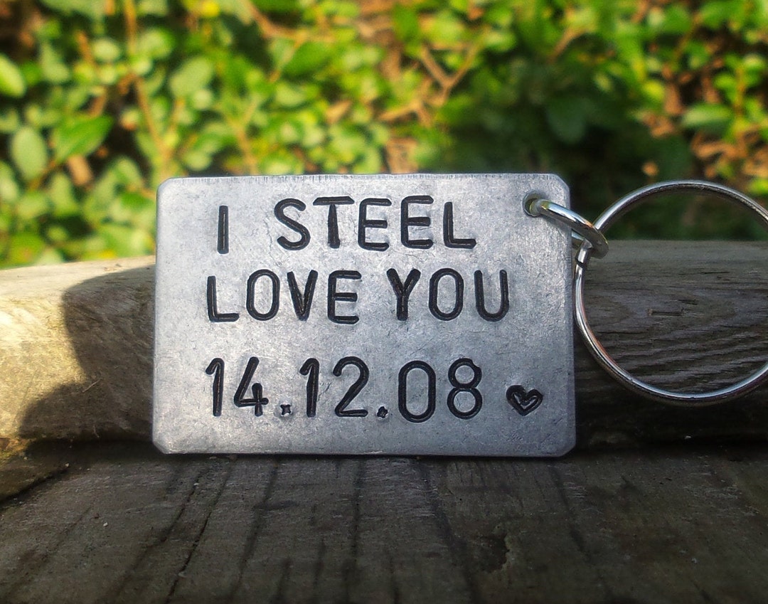 I STEEL Love YOU Personalised 11 YEARS 11th Wedding Anniversary Gifts ...