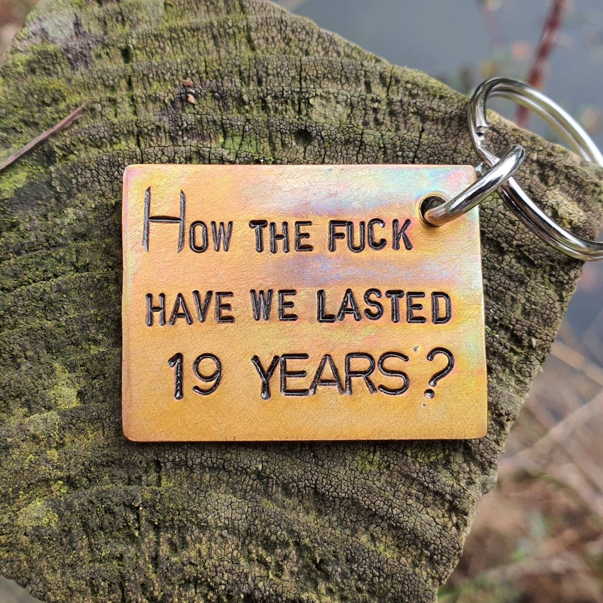 How the Fuck Have We Lasted 19 Years 19th Bronze Wedding Anniversary ...