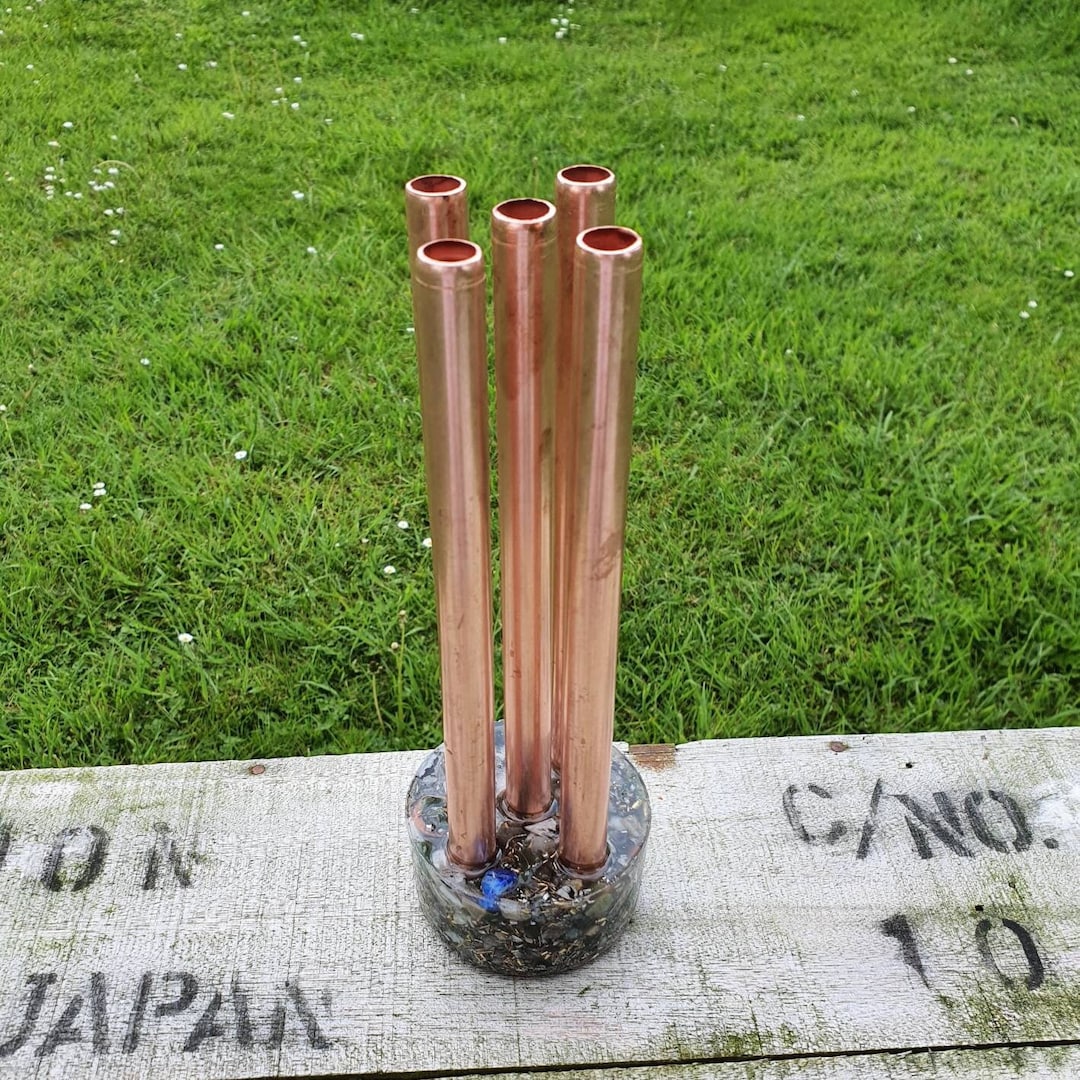 Ultra 5 Pipe Cloudbuster EMF 5g Protection Orgonite Tensor Powerful ...