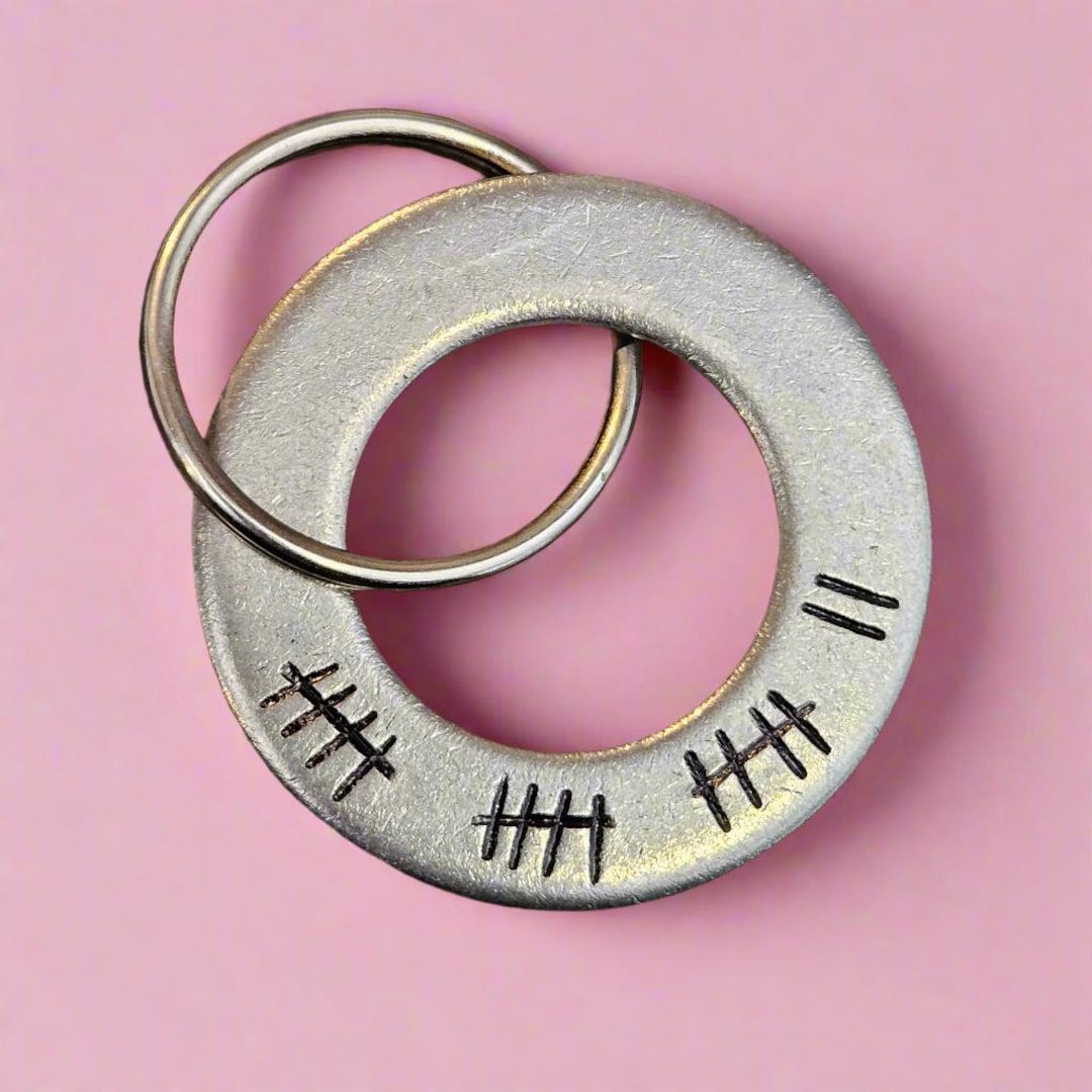 17 YEARS Tally Mark 17th Wedding Anniversary Gifts for Him Her ...