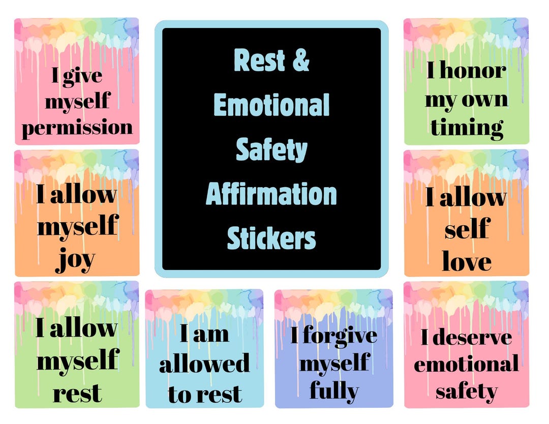 Boundaries & Inner Peace Digital Stickers for Women | Confidence ...
