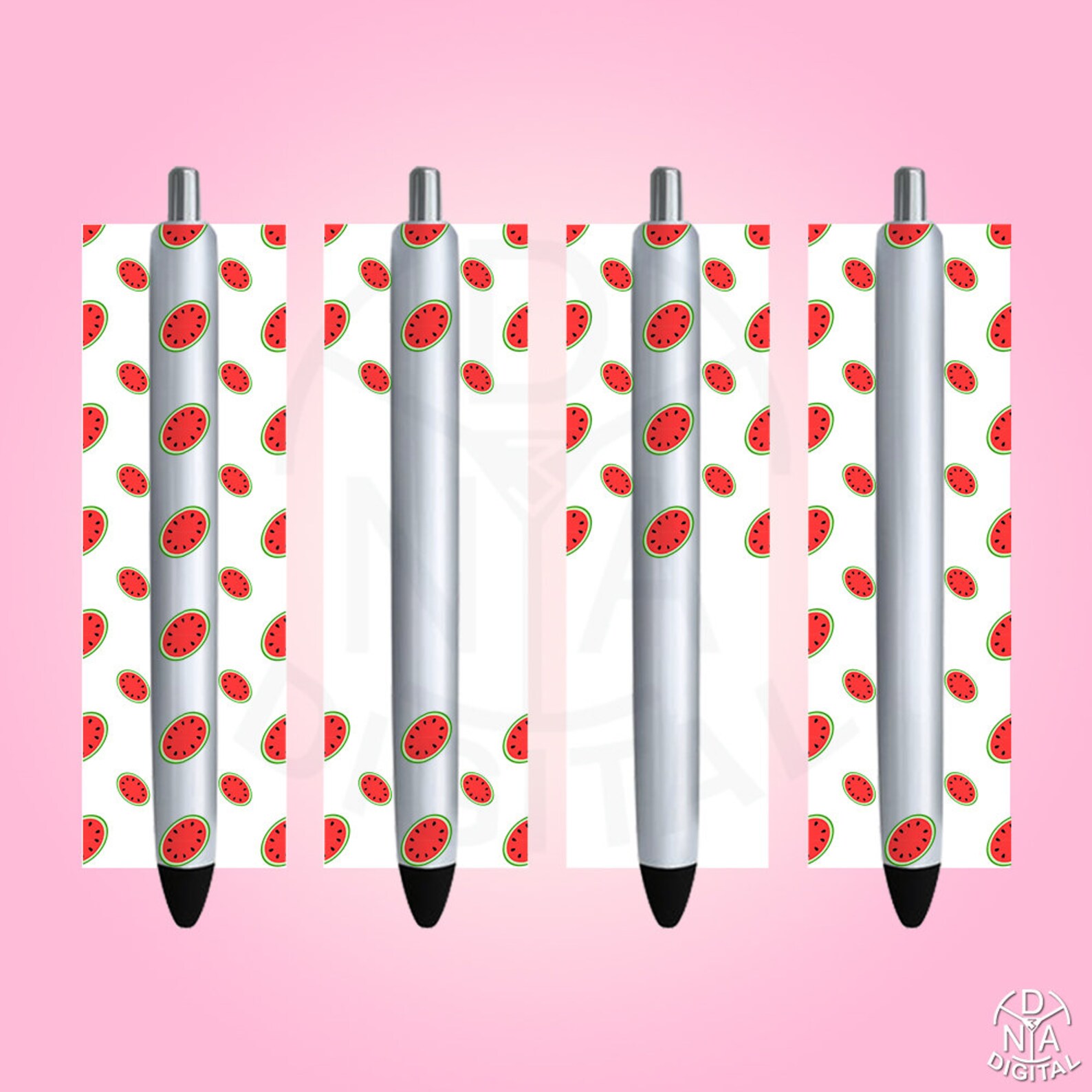 Fruit Watermelon PEN WRAPS Png Glitter Epoxy Inkjoy - Etsy