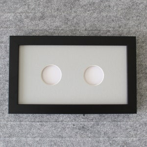 Double Coin Frame | DIY Frame Kit for Two Coins | Coin Display | Coin ...