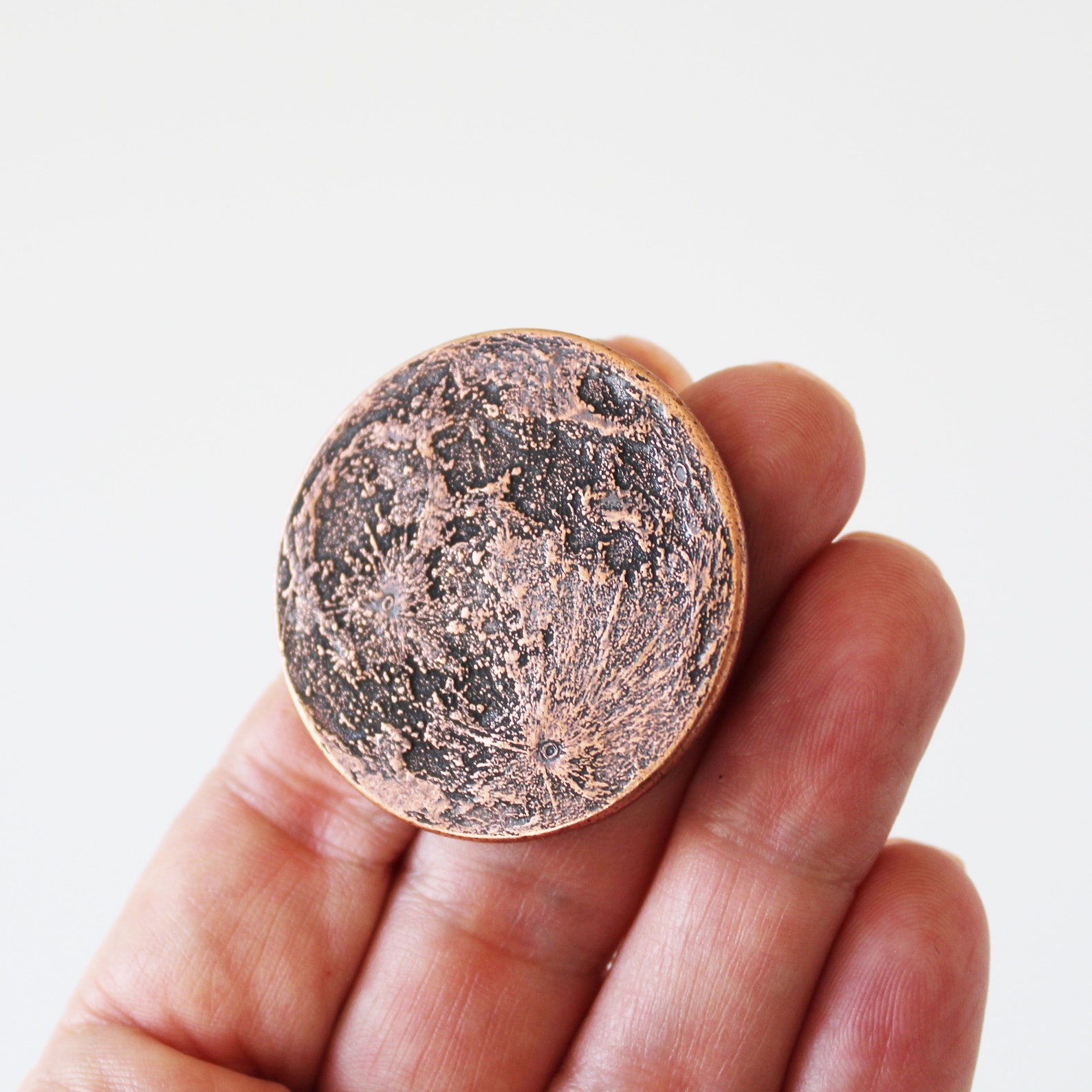 Full Super Moon Coin 1 Oz. Moon Coin Moon Charm Love You | Etsy