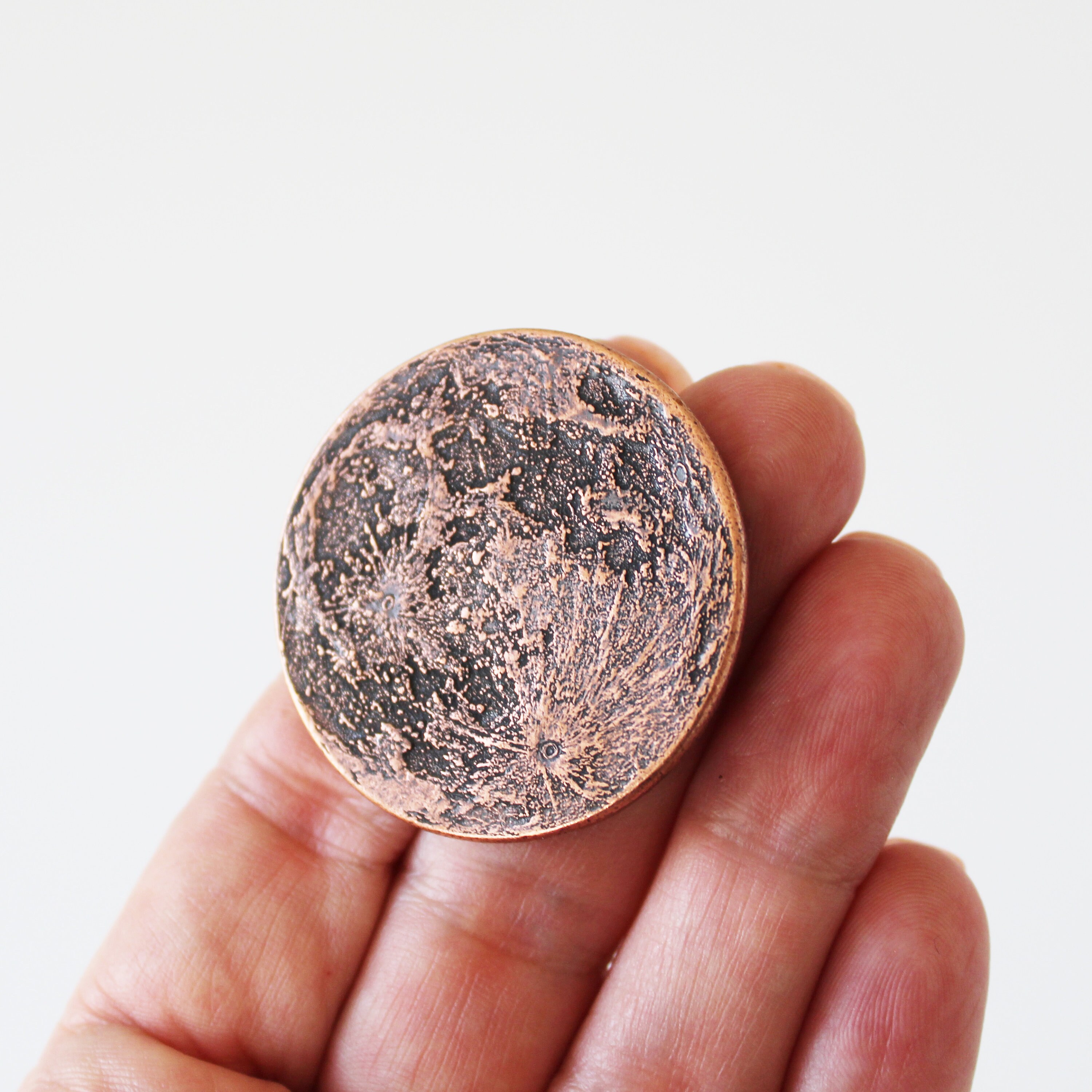 Full Super Moon Coin 1 Oz. Moon Coin Moon Charm Love You | Etsy