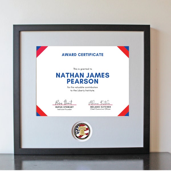 Certificate Frame - Etsy