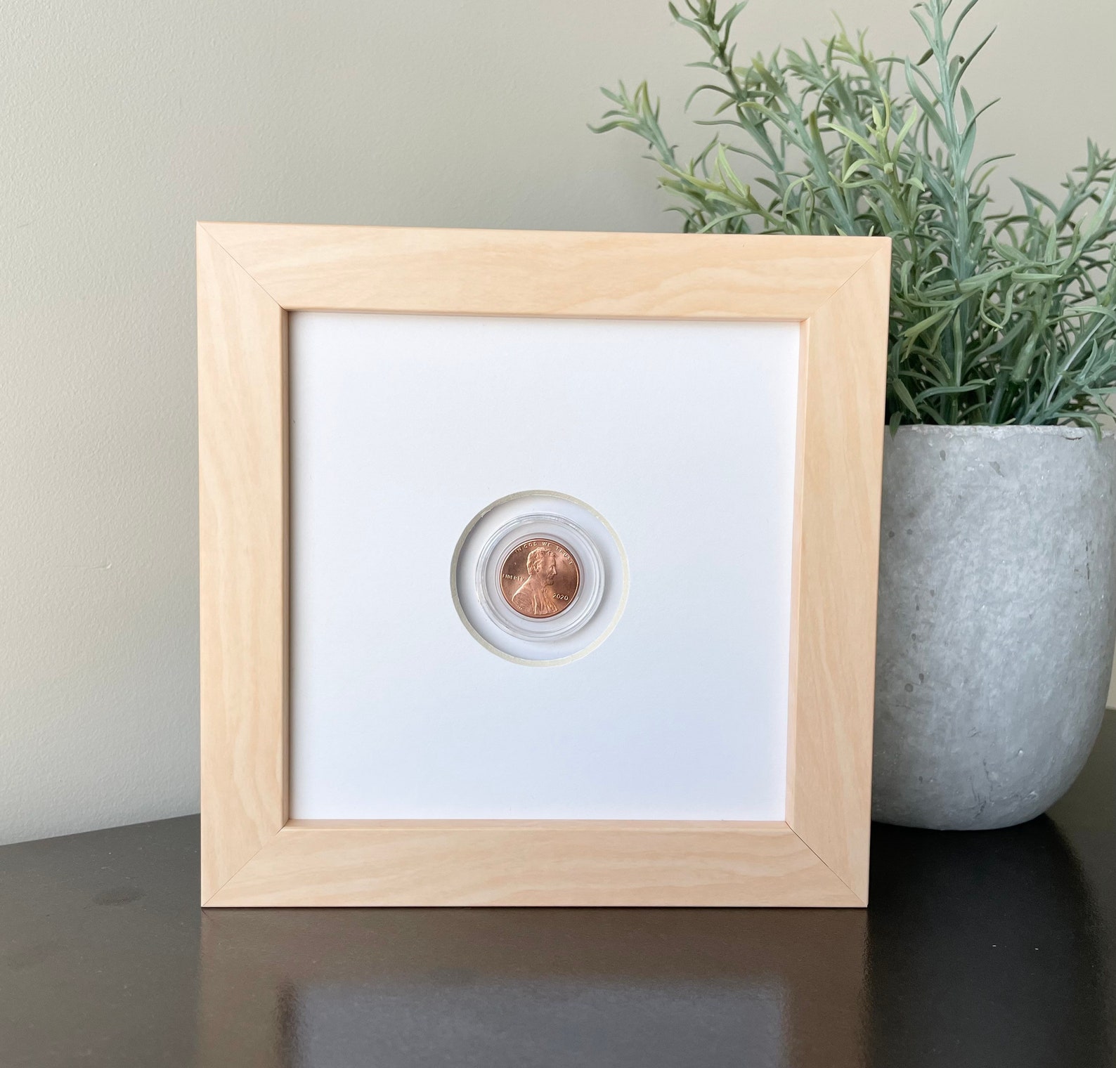 Coin Frame DIY Frame Kit for Coins Coin Display Coin - Etsy