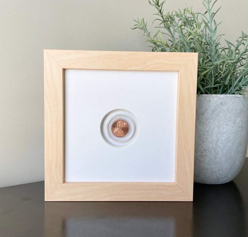 Coin Frame DIY Frame Kit for Coins Coin Display Coin - Etsy