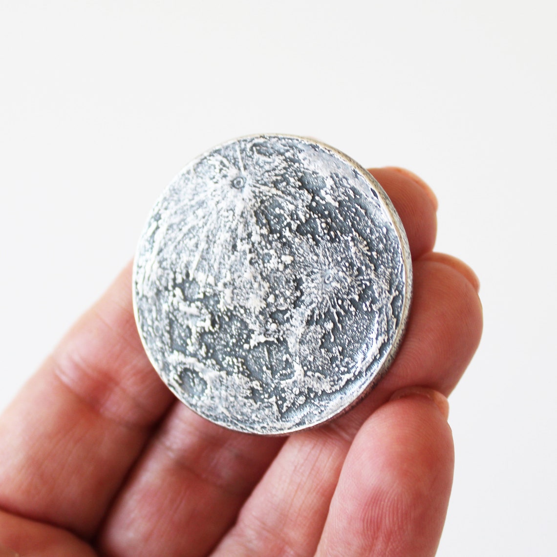 Full Super Moon Coin 1 Oz. Moon Coin Moon Charm Love You - Etsy