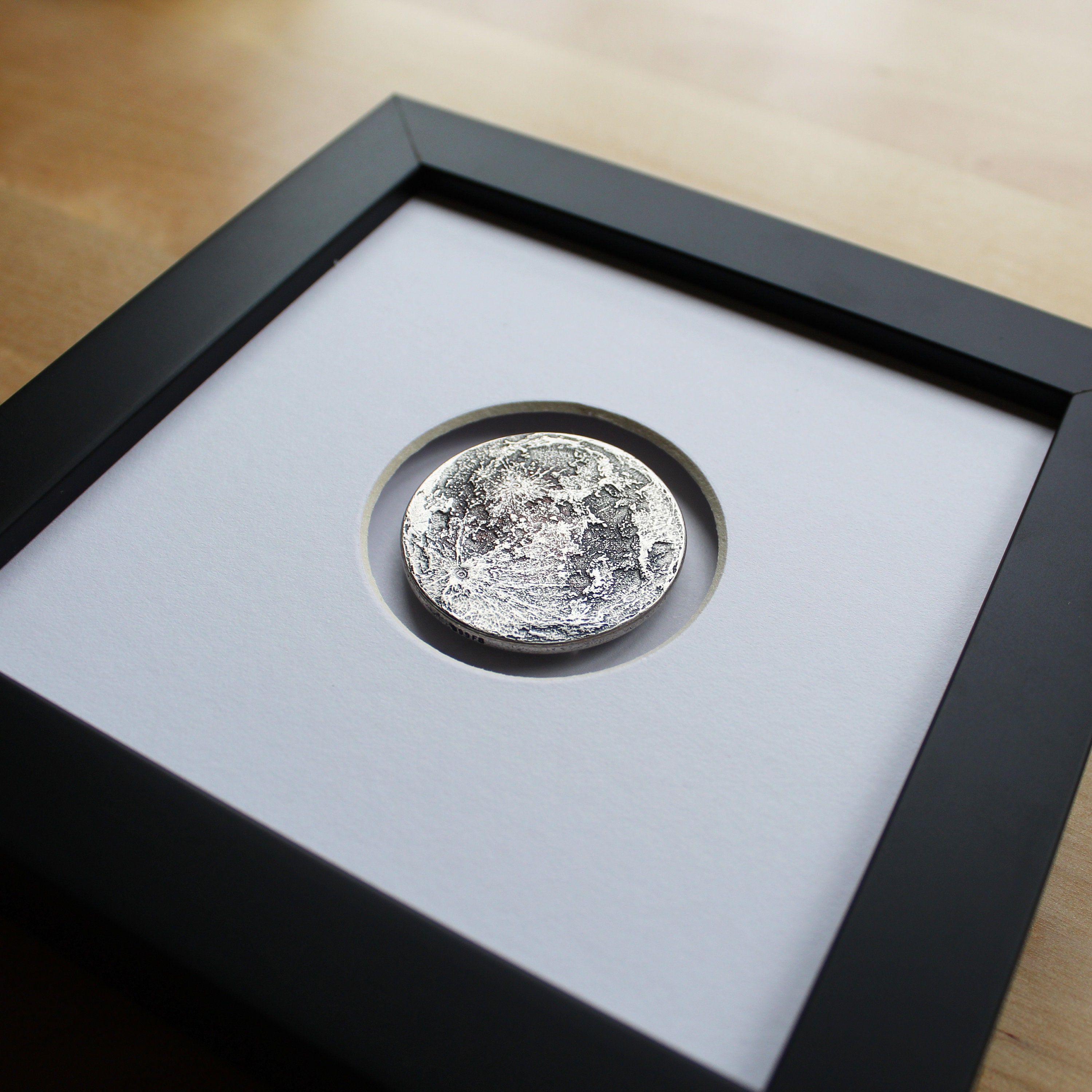 Moon Frame With Silver Moon Coin 25th Silver Anniversary - Etsy