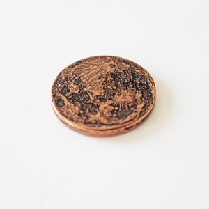 Full Moon Coin | Moon Coin | Moon Charm | Love You to the Moon and Back ...