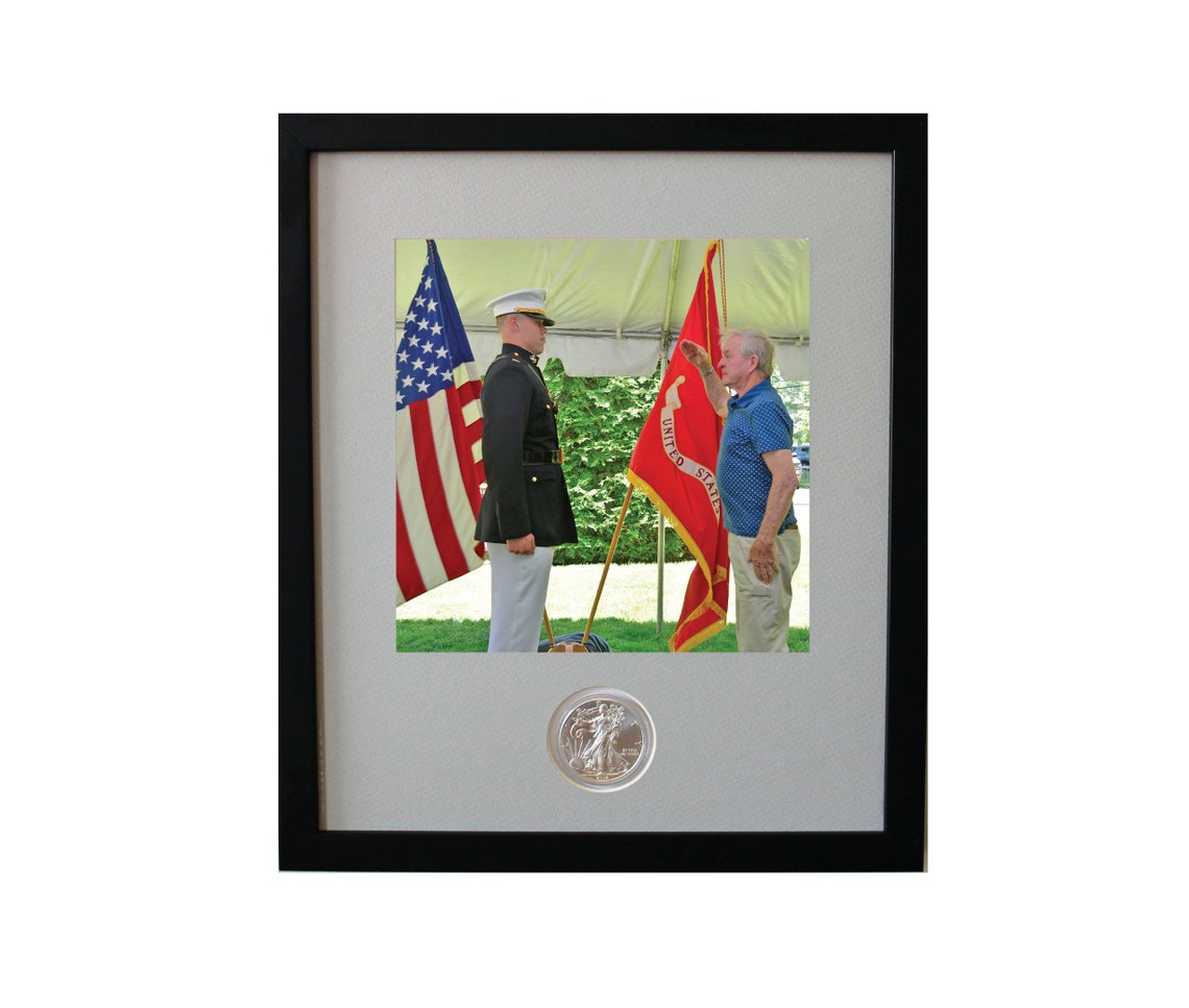 Military First Salute Custom Photo Frame Kit | UPLOAD Your Photo | With ...