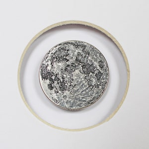 Custom Moon Phase Framed Print With Silver Moon Coin Personalized Moon ...