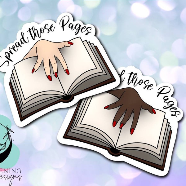 Bookmarks Spread Those Pages - Etsy