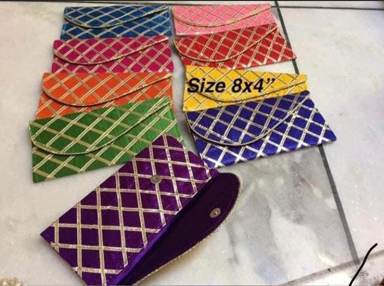 Lot of 5 Envelopes Handmade Decorative Wedding Gift Envelopes Cash ...