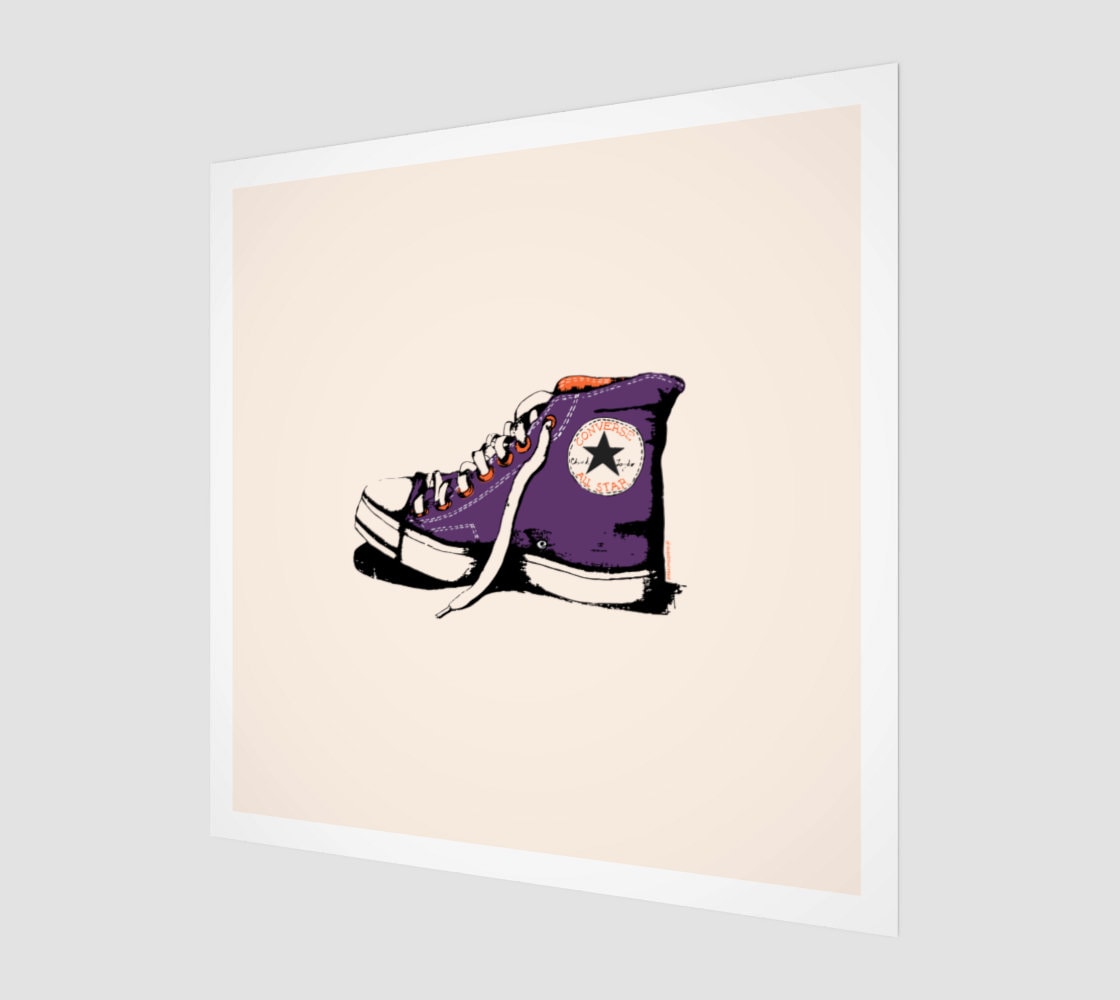 Purple Converse Wallpaper