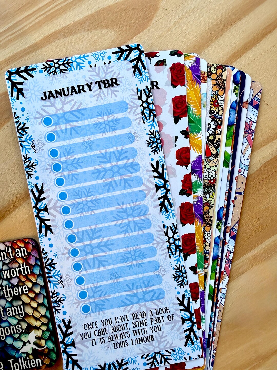 12-month TBR Printable Bundle • Reading Tracker Pages • Book Journal ...