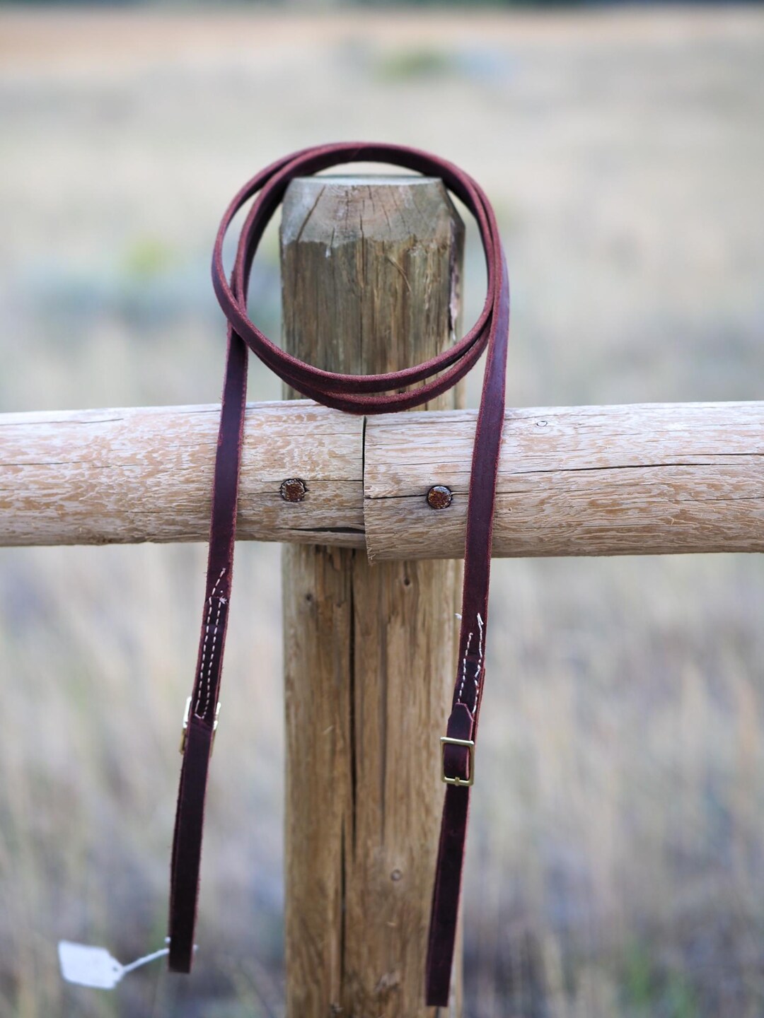 Handmade Leather 1/2" Rein W/ Buckles - Etsy