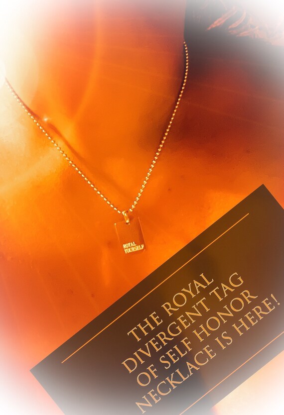 Royal Divergent Tag of Self Honor - Etsy