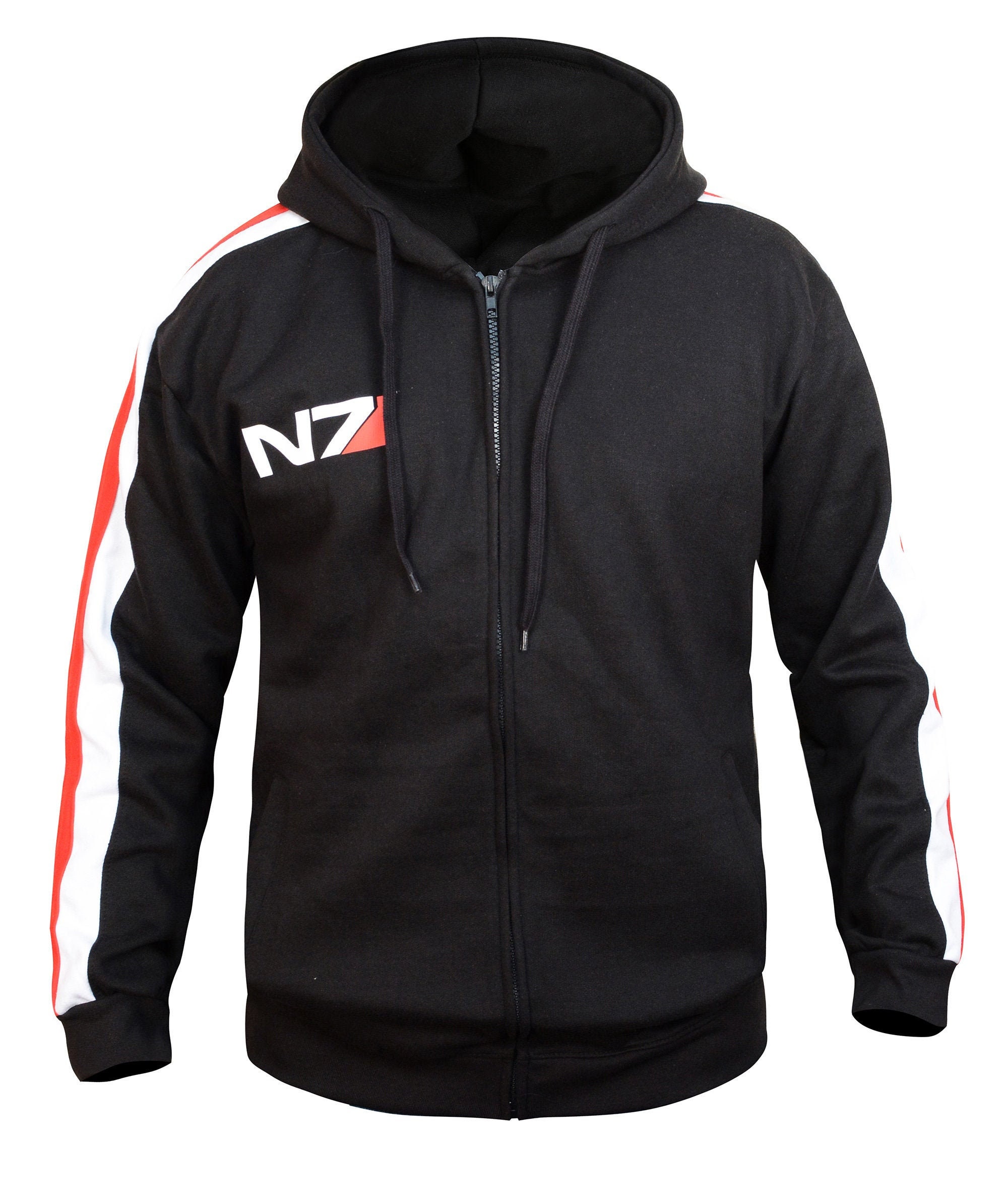 Mass Effect Video Game Black Cosplay Hoodie N7 Mass Effect 3 Etsy