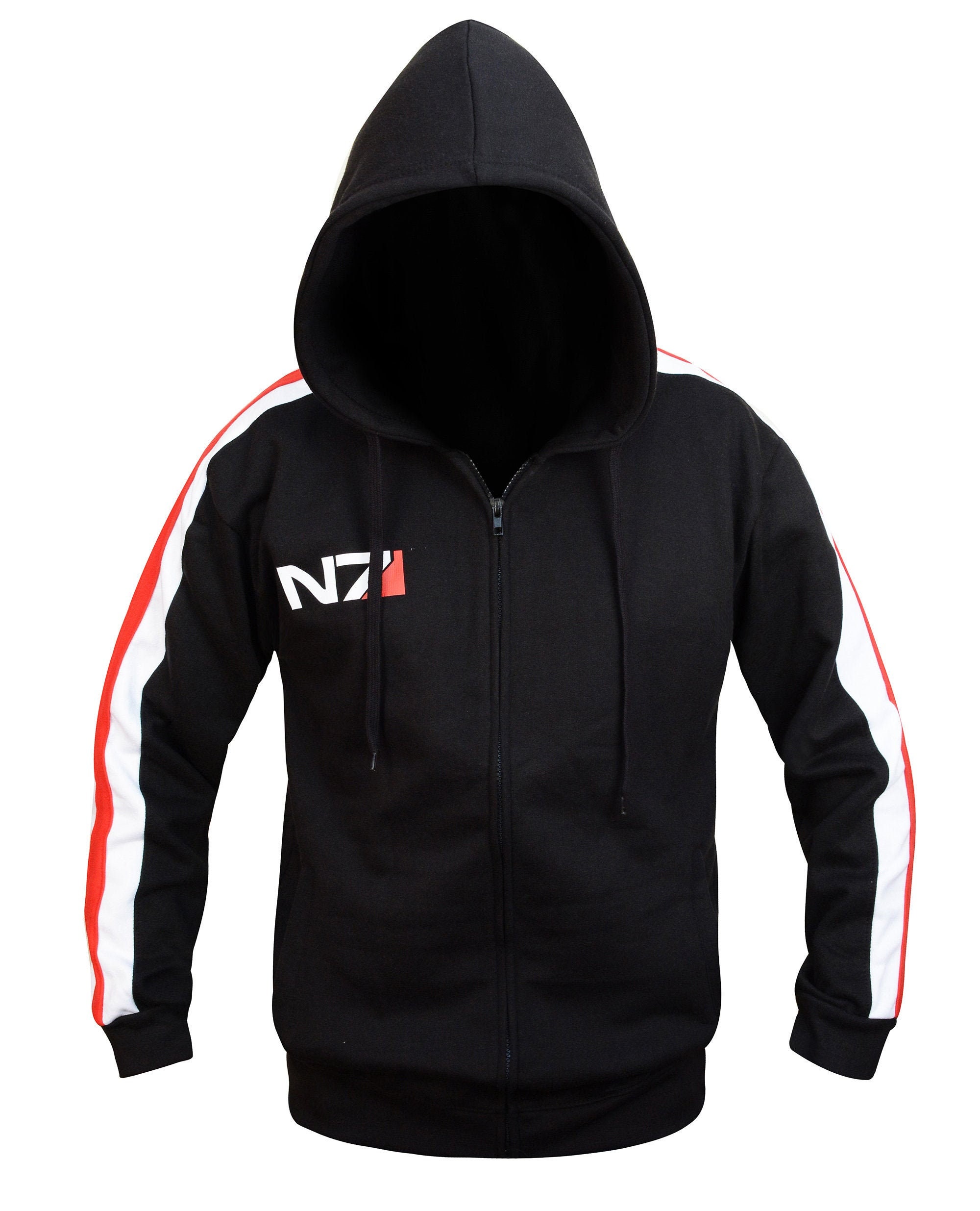 Mass Effect Video Game Black Cosplay Hoodie N7 Mass Effect 3 Etsy