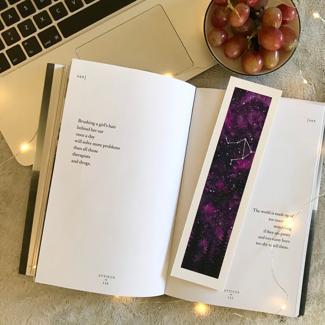 Libra Zodiac Sign Watercolor Bookmark - Etsy