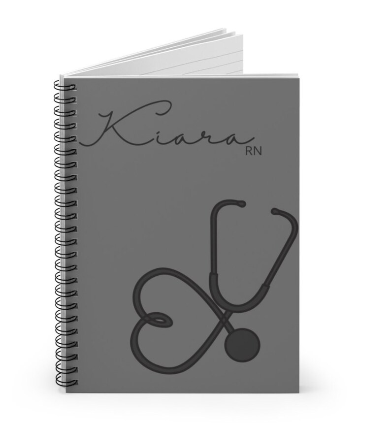 Personalized Nurse Spiral Notebook Nurse RN MD Lpn - Etsy